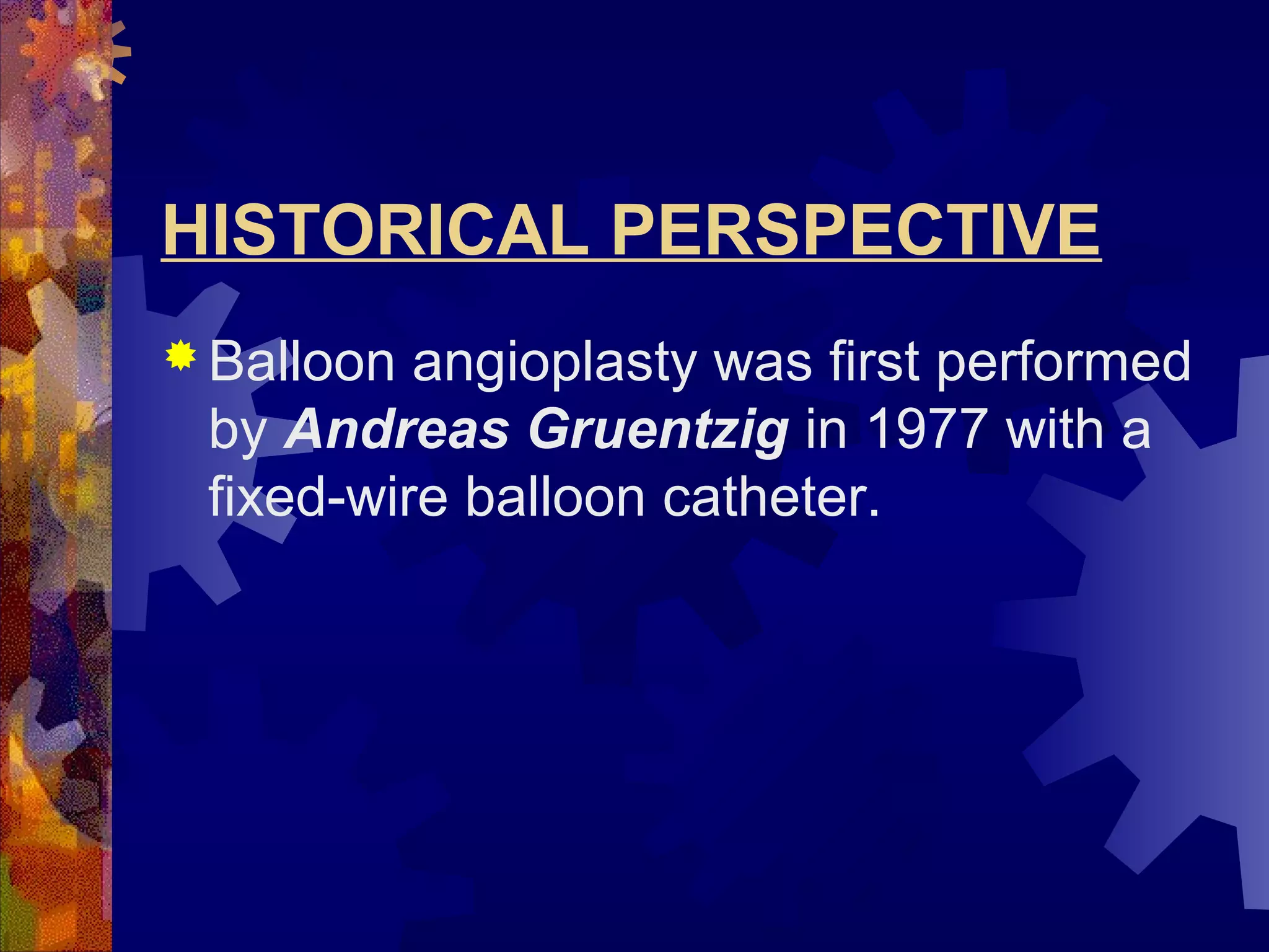 Percutaneous coronary intervention | PPT