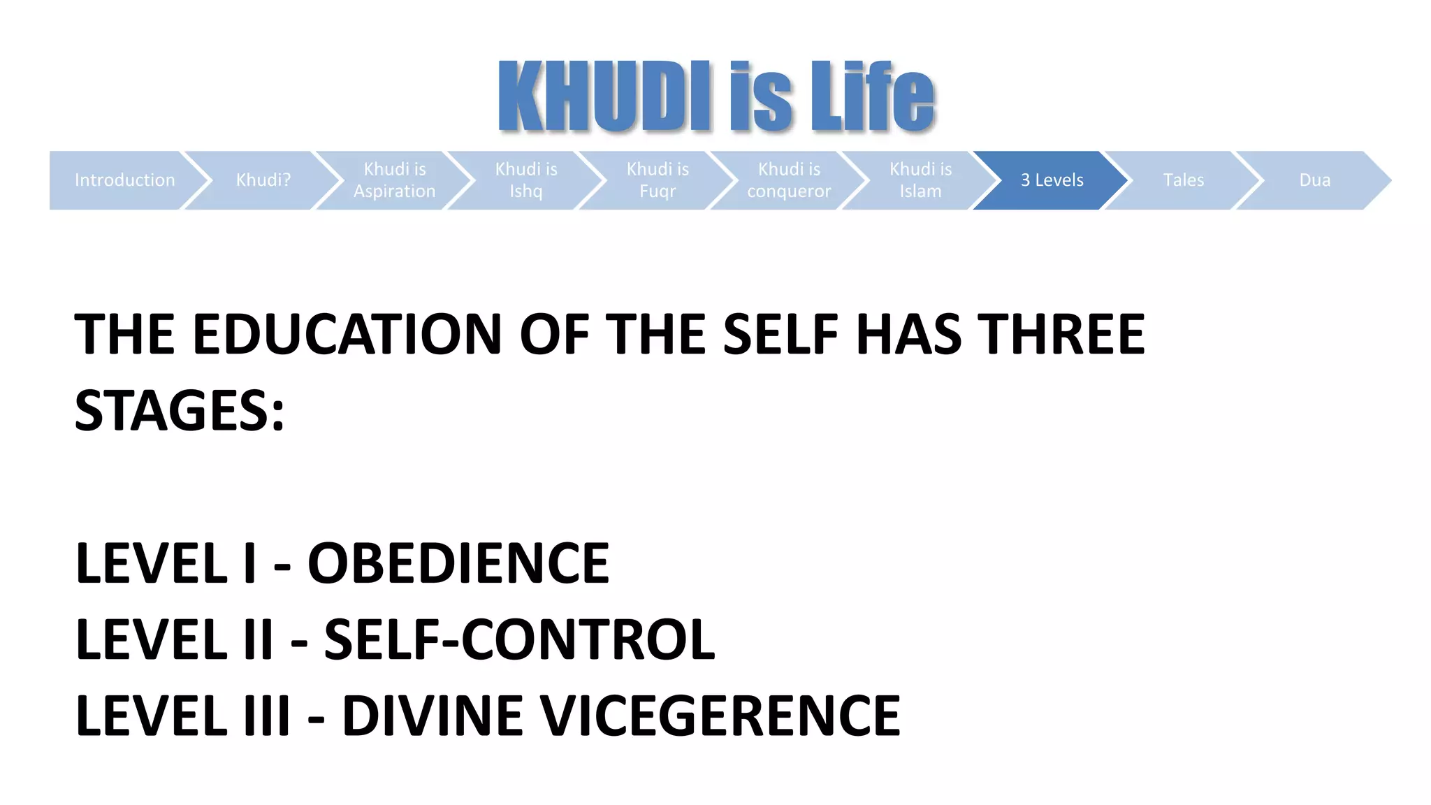 Khudi is life | PPTX