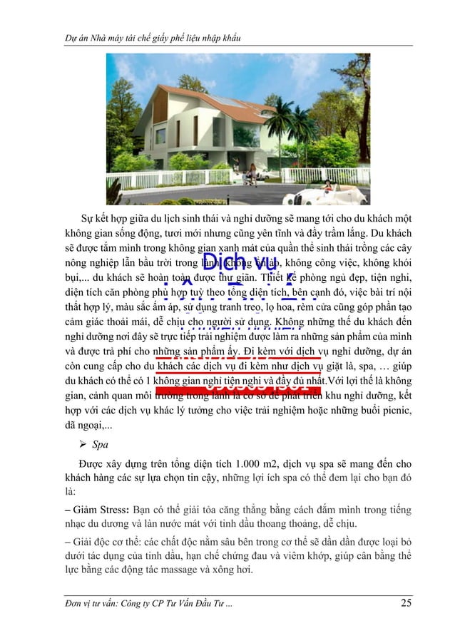 Khu du lịch sinh thái Phương Anh tỉnh Đồng Nai - PICC - www.lapduandautu.vn 0903034381 | PDF