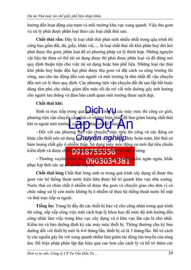 Khu du lịch sinh thái Phương Anh tỉnh Đồng Nai - PICC - www.lapduandautu.vn 0903034381 | PDF