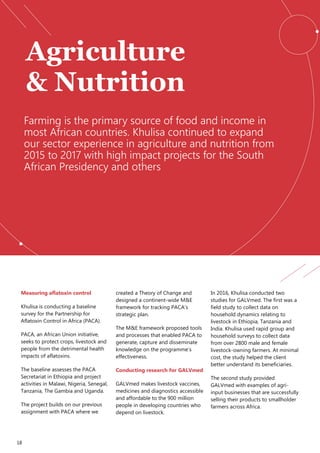 Khulisa management services report 2015 17 | PDF