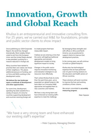 Khulisa management services report 2015 17 | PDF