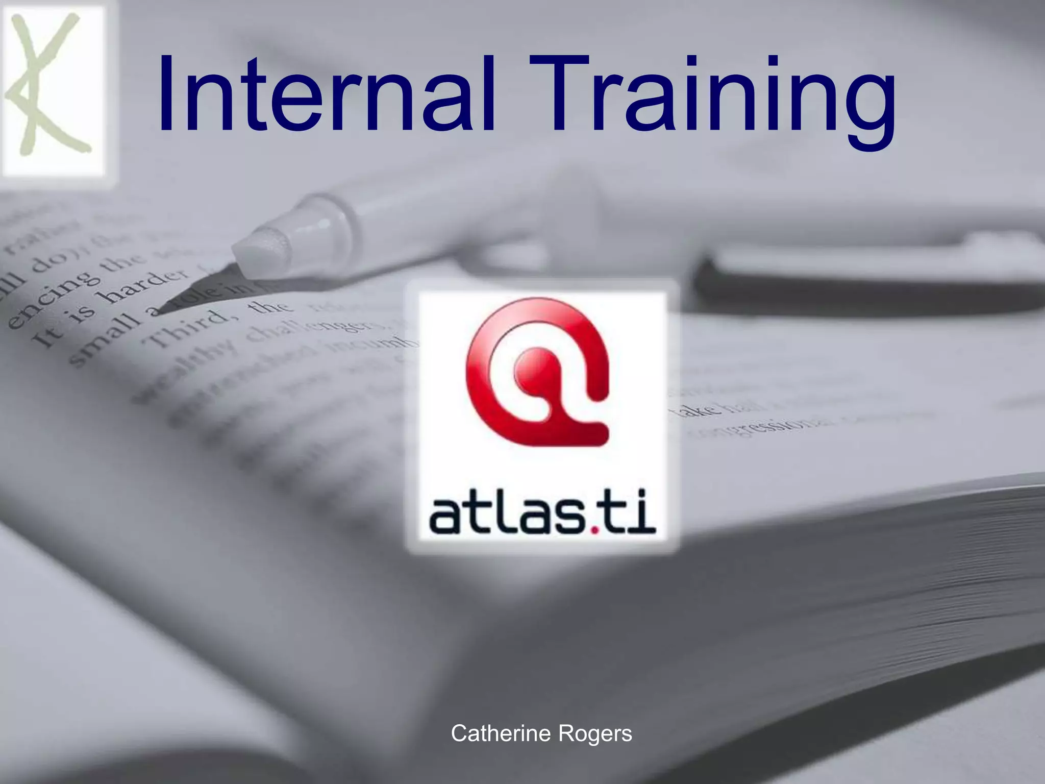 atlas ti introduction | PPTX