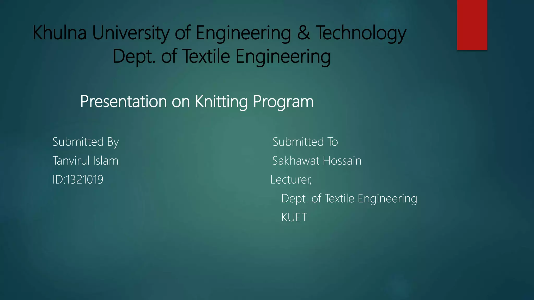 Khulna university of engineering & technology | PPTX
