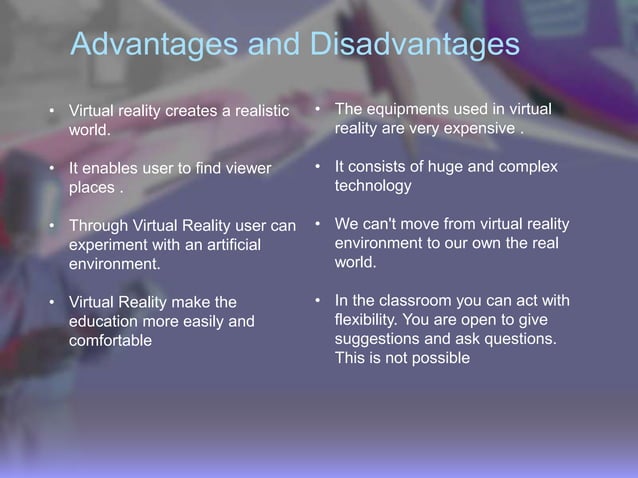 VIRTUAL REALITY (VR) ppt | PPTX