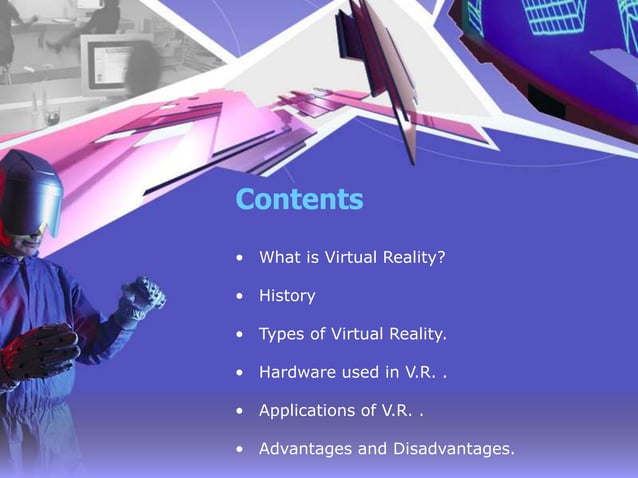 VIRTUAL REALITY (VR) ppt | PPTX