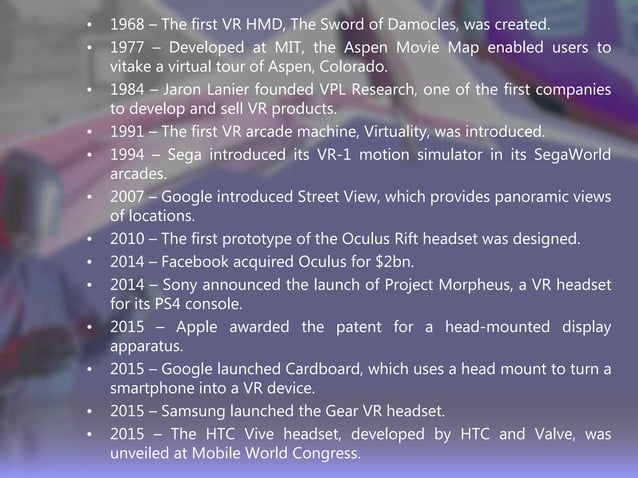 VIRTUAL REALITY (VR) ppt | PPTX