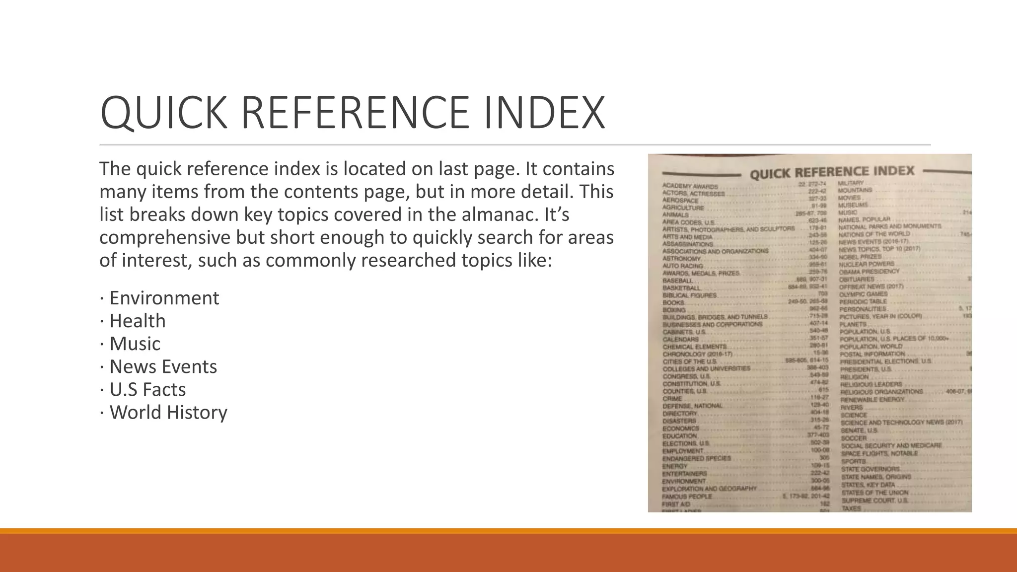 Ready Reference Instruction | PPT