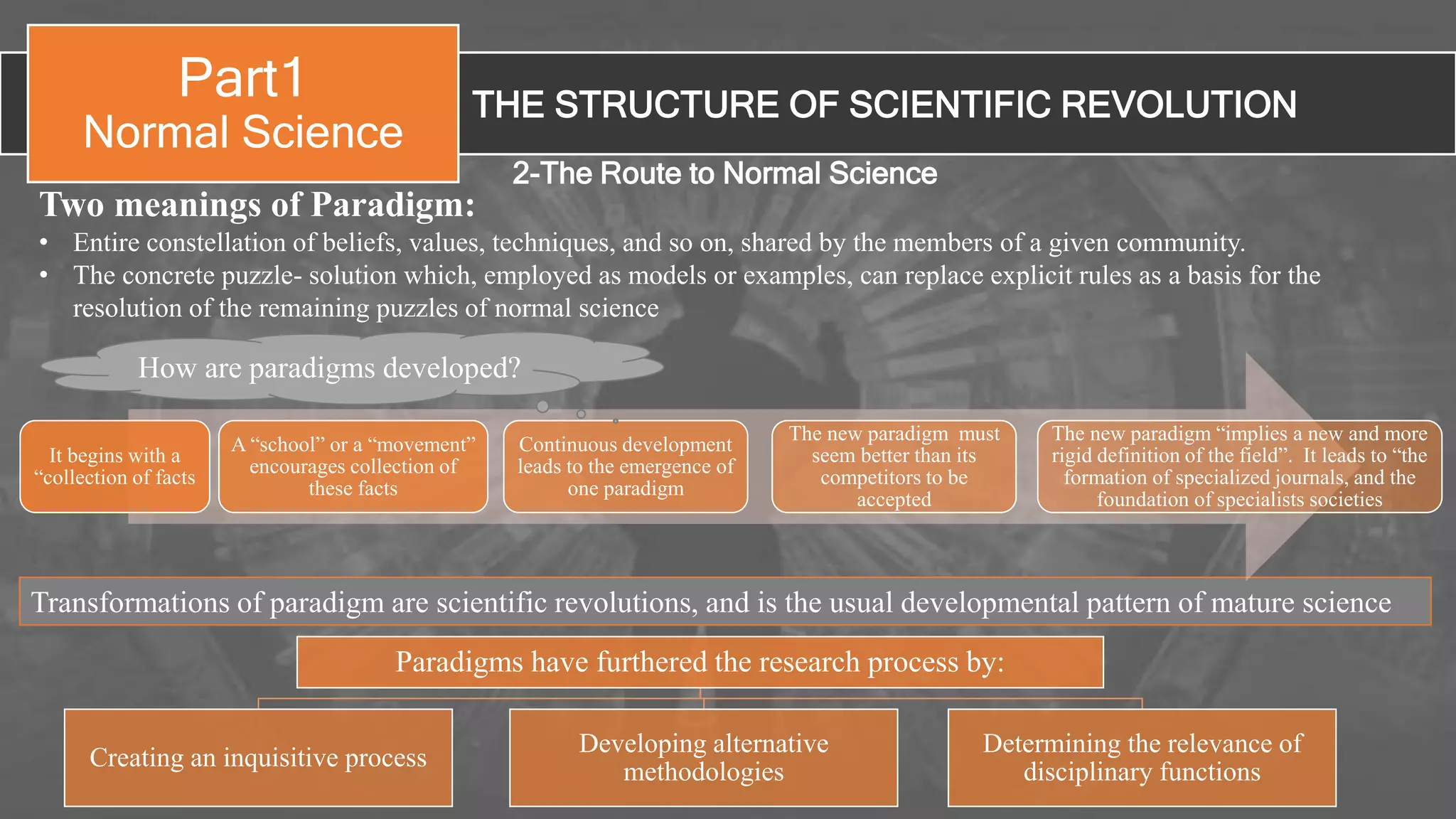 THE STRUCTURE OF SCIENTIFIC REVOLUTION -Thomas Kuhn | PPTX