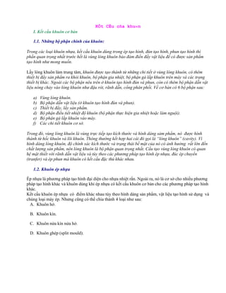 tai lieu khuon nhua | PDF