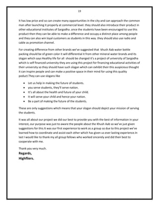 Khush aab mineral water project (1) (1) | DOCX