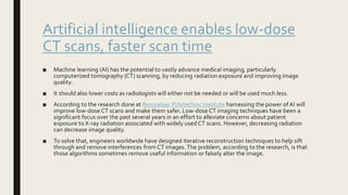 AI in Healthcare | PPTX