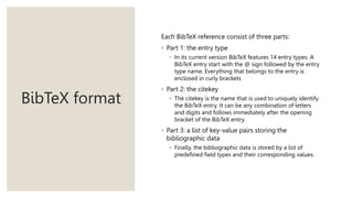 Web of science,Scopus,bibtex,latex | PPT