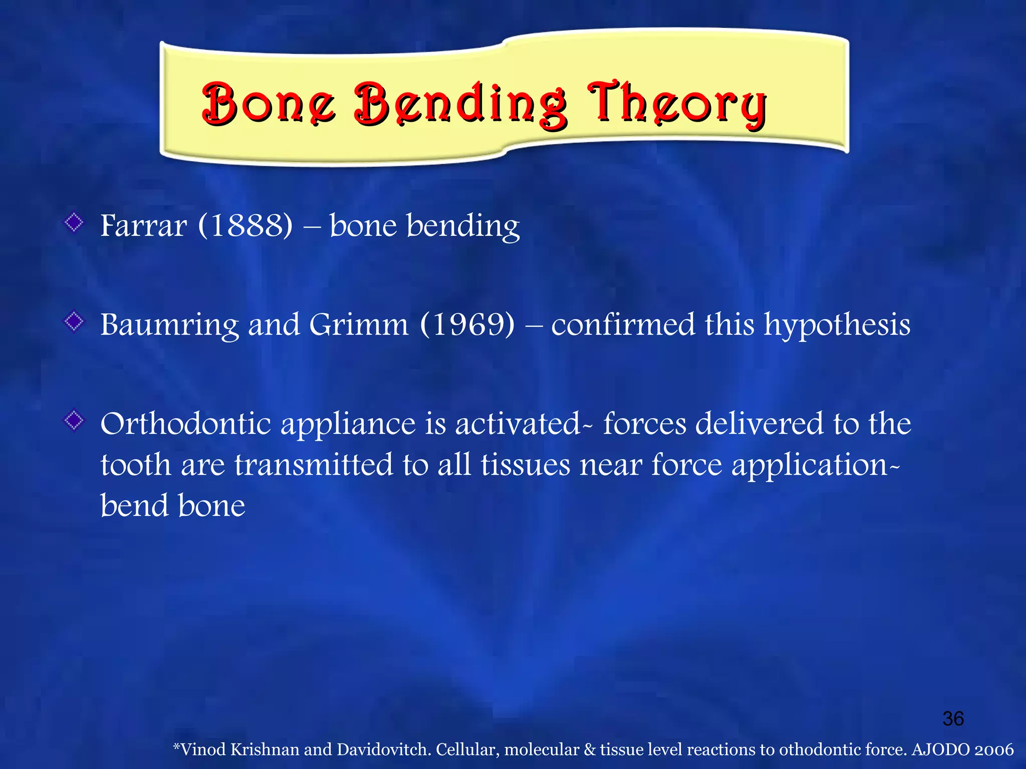 biology of tooth movement | PPT