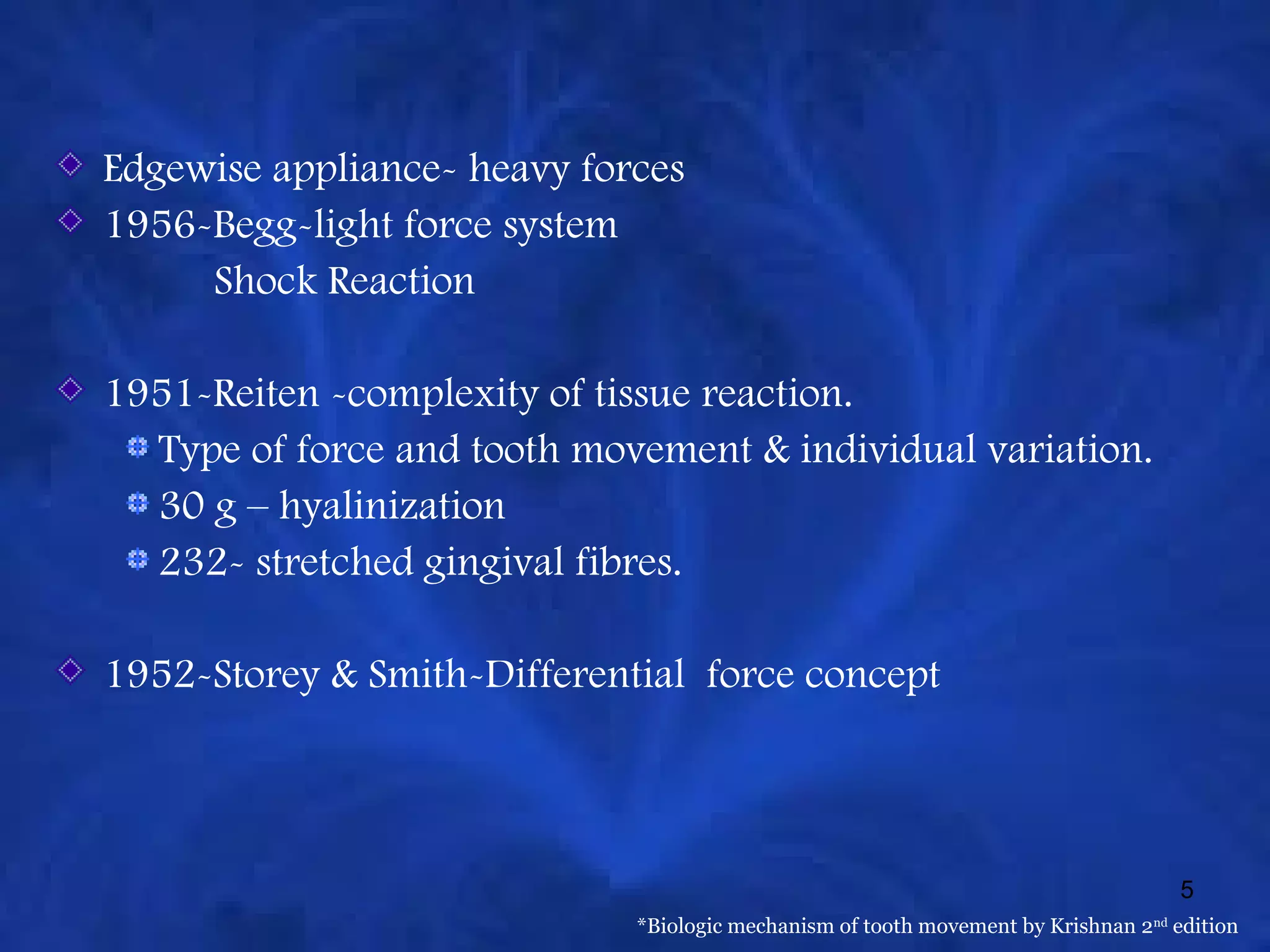 biology of tooth movement | PPT