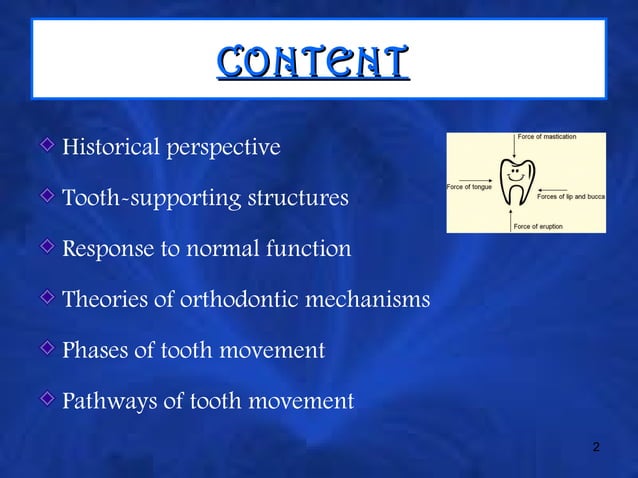 biology of tooth movement | PPT