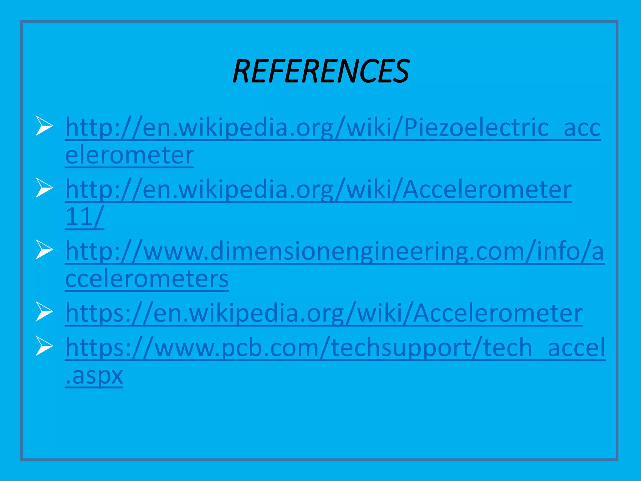 Accelerometer | PPTX