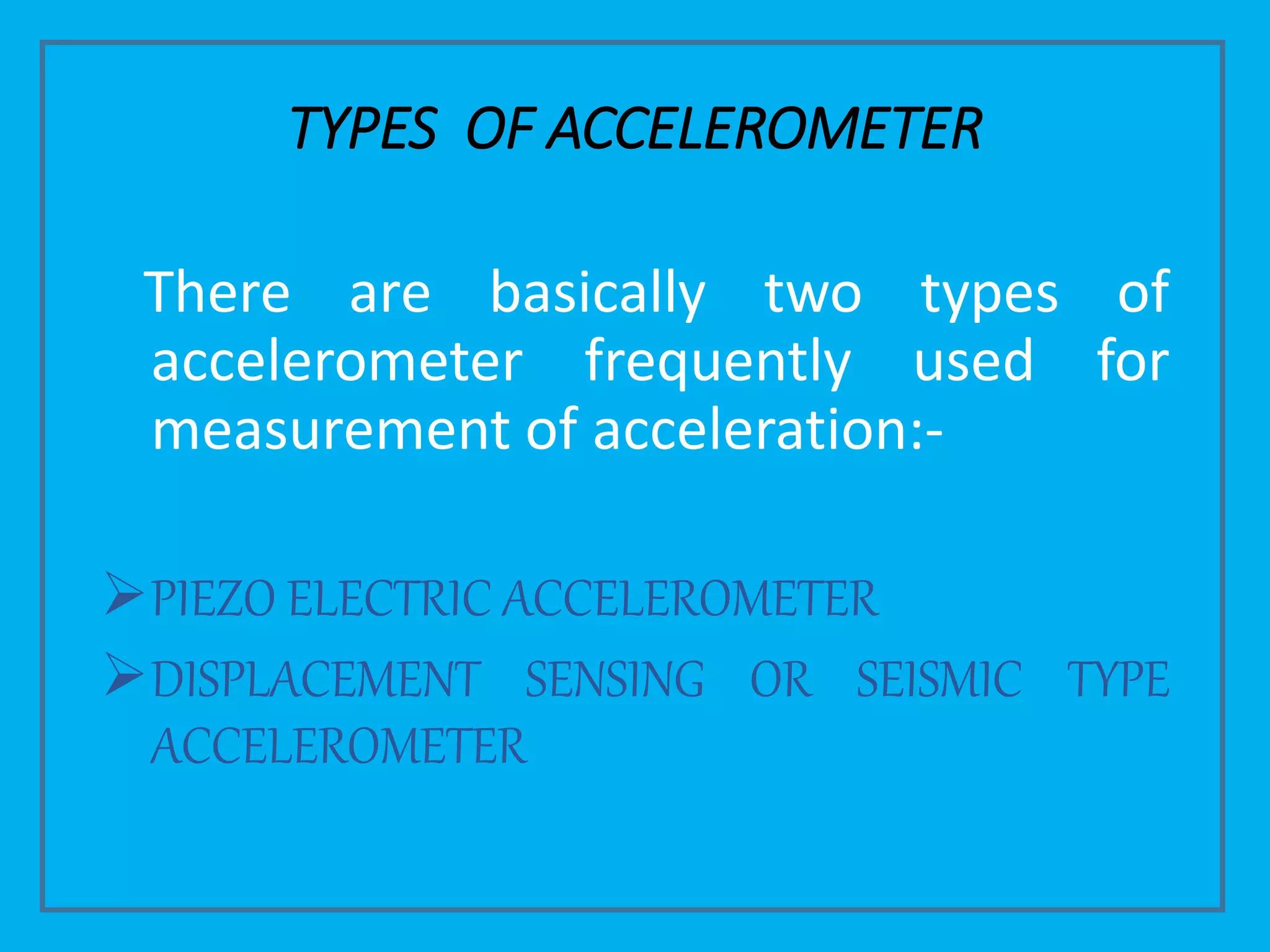 Accelerometer | PPTX
