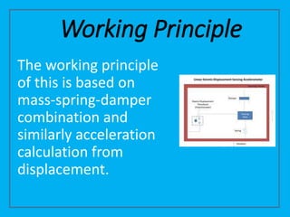 Accelerometer | PPTX | Physics | Science