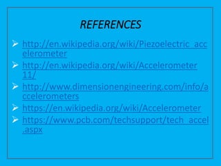 Accelerometer | PPTX
