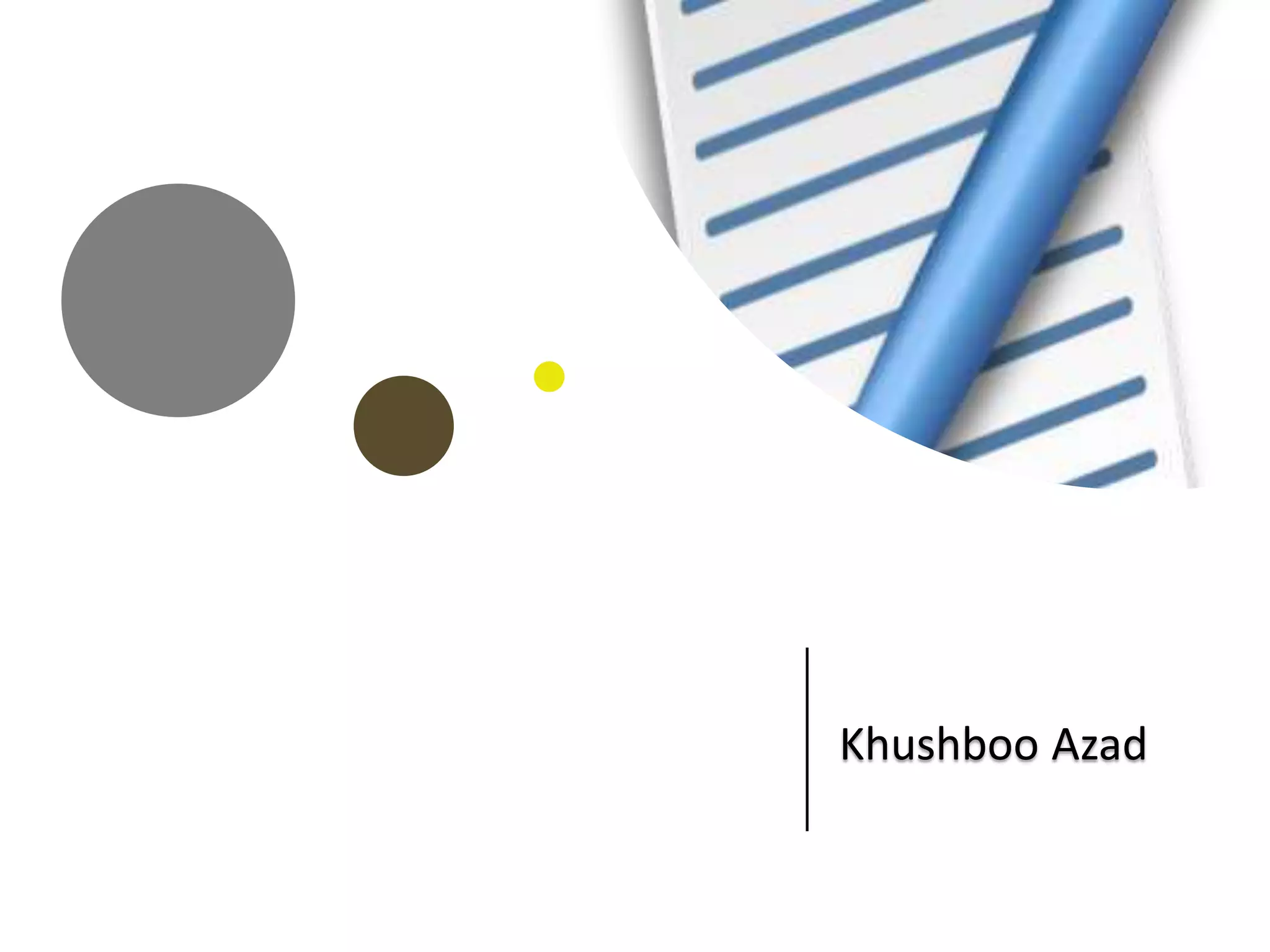 Khushboo azad resume | PPT