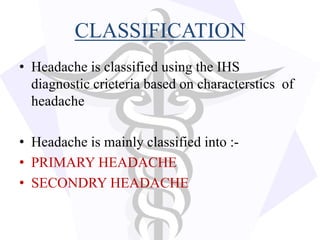 HEADACHE | PPTX