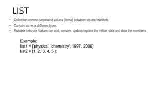 presentation on data science with python | PPTX