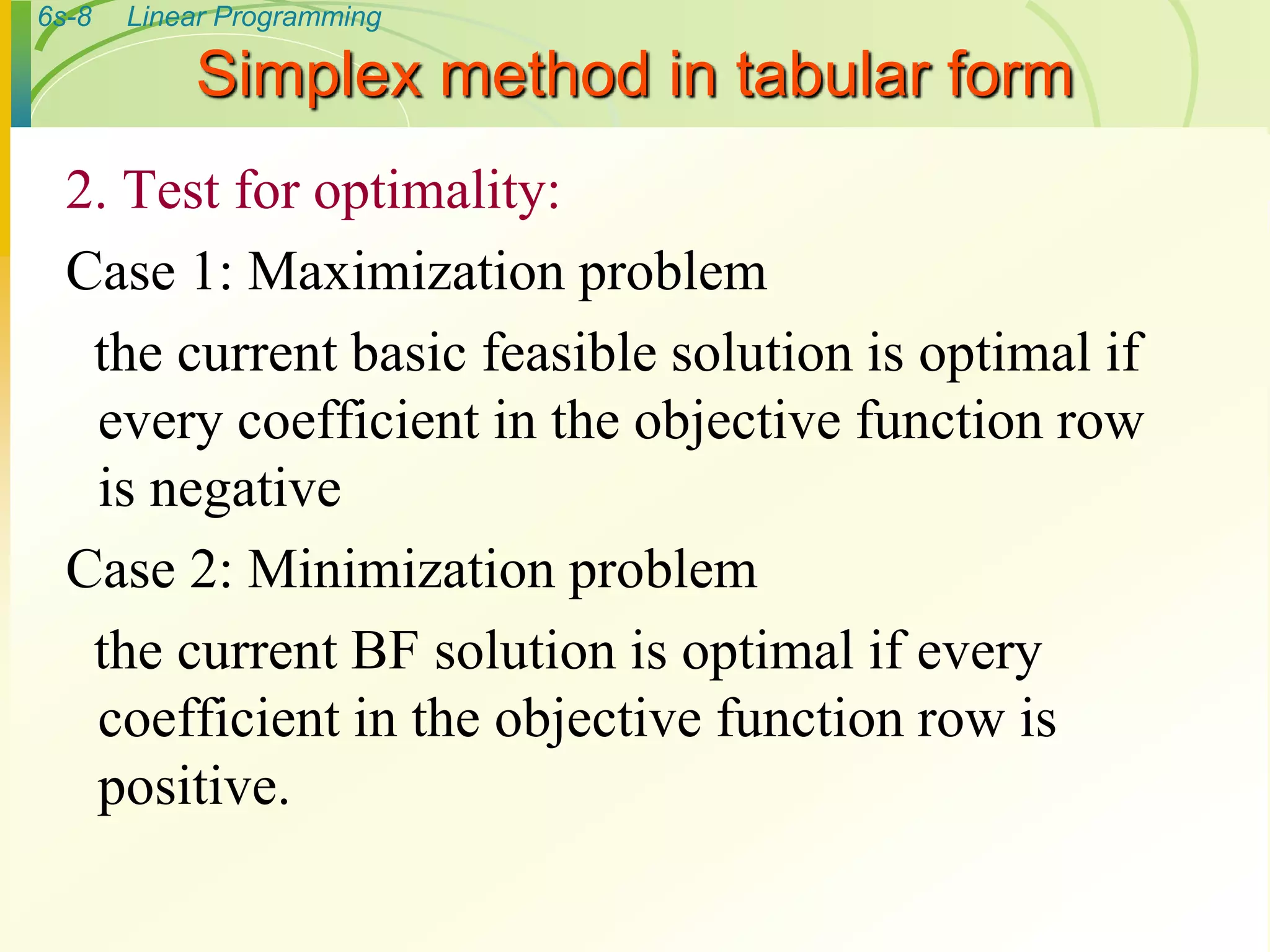 simplex method | PPT