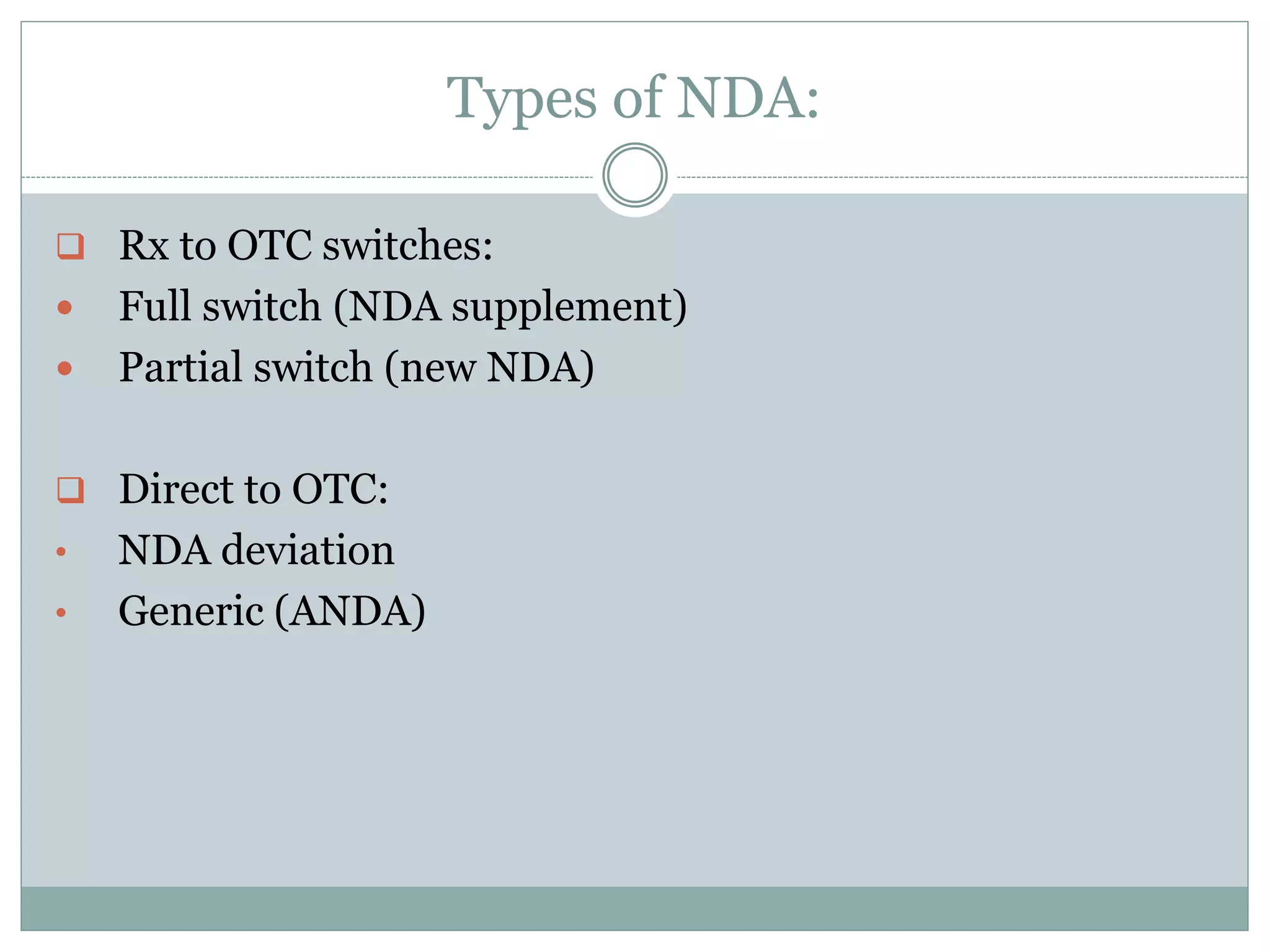 Regulatory requirements for otc drugs as per usfda | PPTX