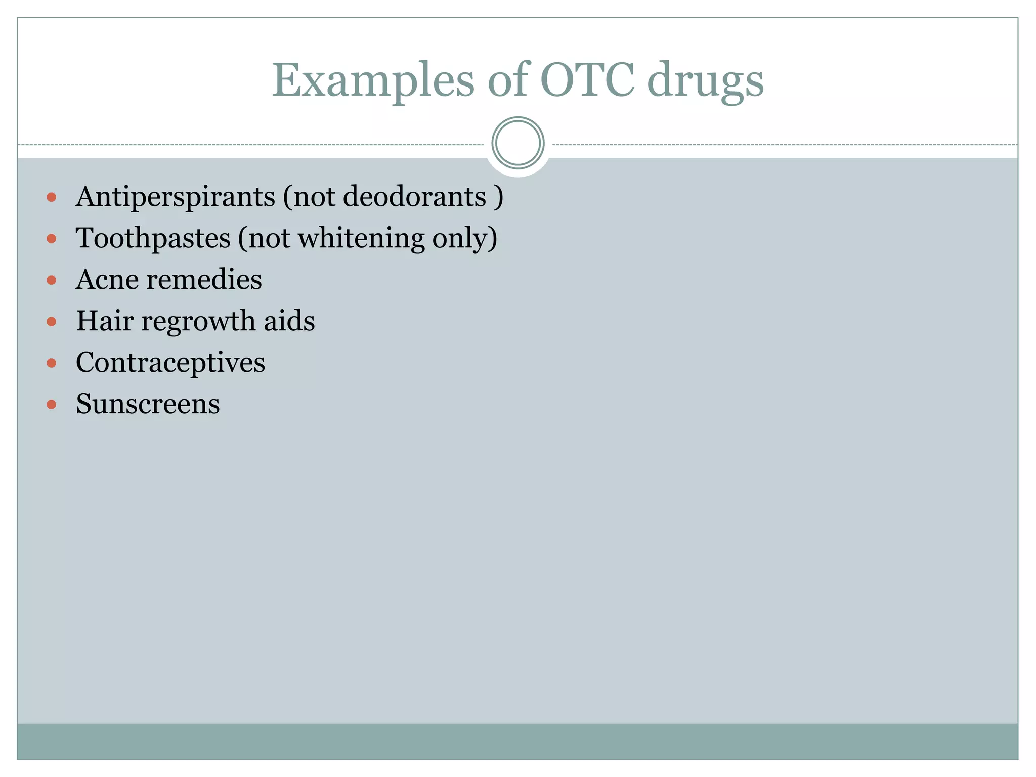 Regulatory requirements for otc drugs as per usfda | PPTX