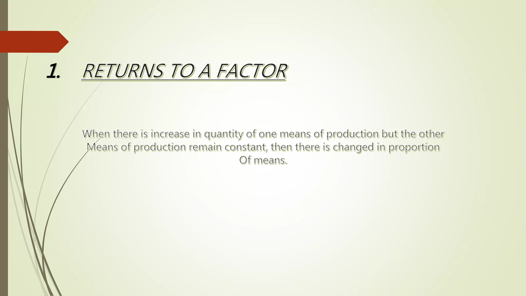 Law of Production | PPTX