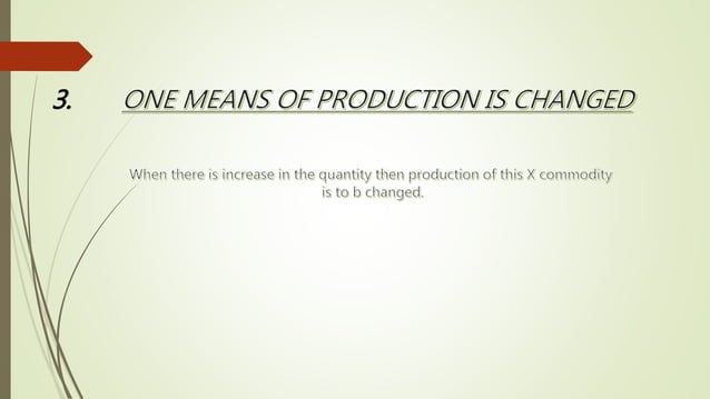 Law of Production | PPTX