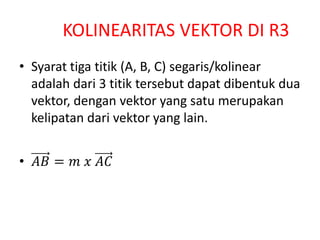 vektor di r3 | PPTX