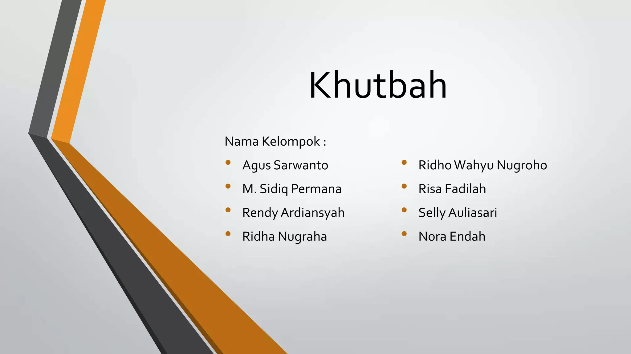 Khutbah | PPTX