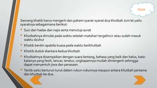 Khutbah | PPTX