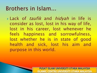 Khutbah hidayah | PPTX | Islam | Religion & Spirituality