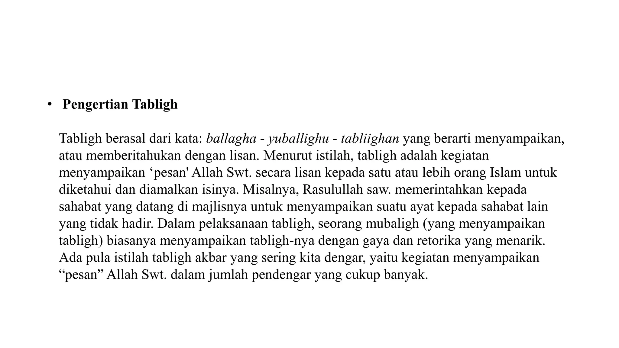 Khutbah,tabligh dan dakwah | PPTX