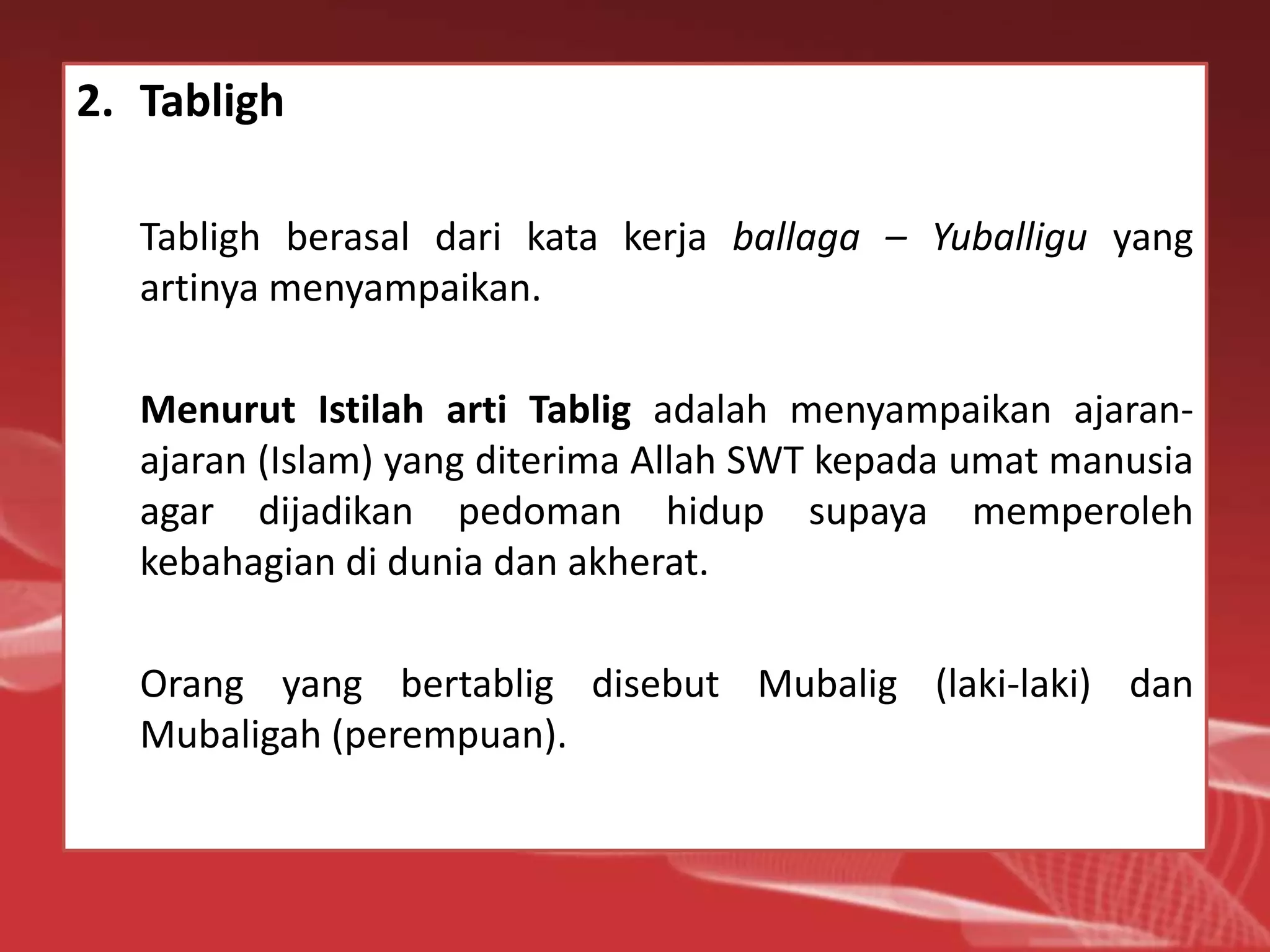 Khutbah tabligh dan_dakwah | PPTX