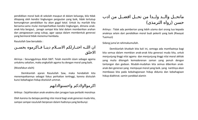 ilmu Khutbah tentang pendidkan Anak.docx