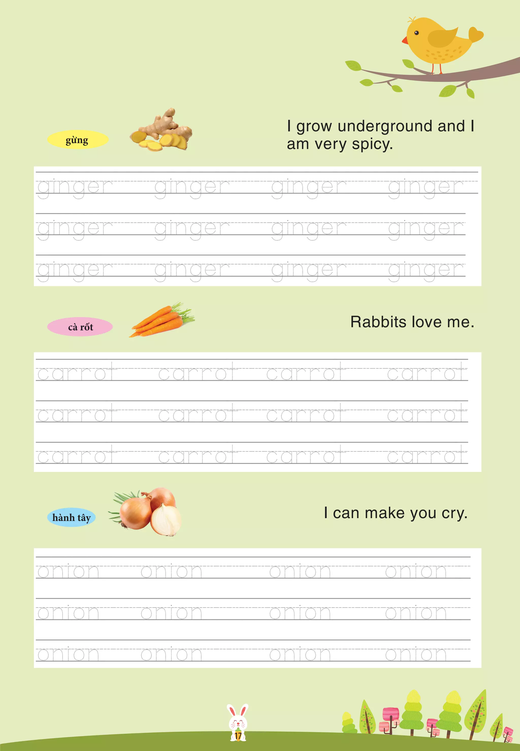 Easy English Writing for Kids – Khu vườn của bé | PDF