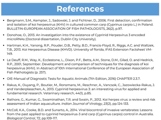 Koi Herpes Virus (KHV) | PDF