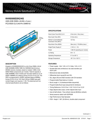 Khx8500 d2k2 4g | PDF