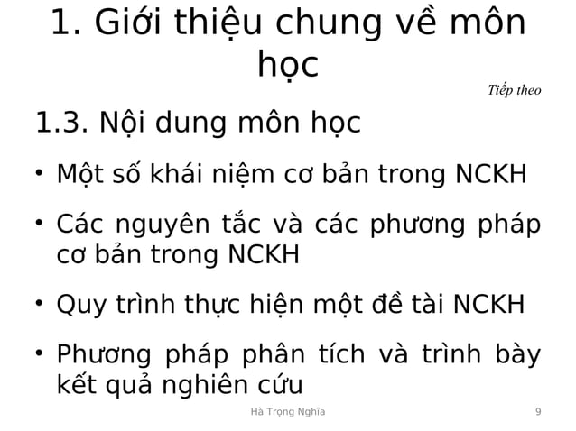 Khxh 02 phuong_phap_luan_nckh_ha_trong_nghia | PPT