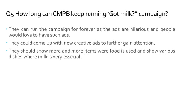 Got Milk?: Branding a commodity | PPTX | Advertising Industry | Industries