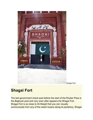 Khyber Pass Pakistan.pdf | Asia Travel | Travel Locations