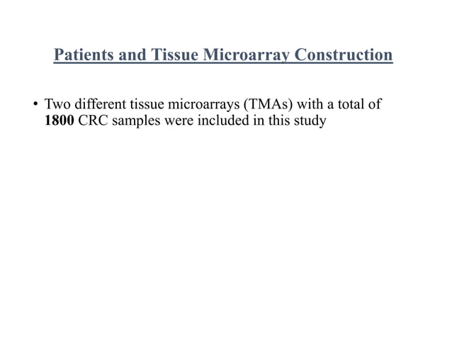 Ki67 expression in colorectal cancer | PPT
