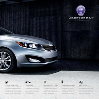 Kia 2012-kiaoptima-brochure 468 | PDF | Green Vehicles | Auto Type