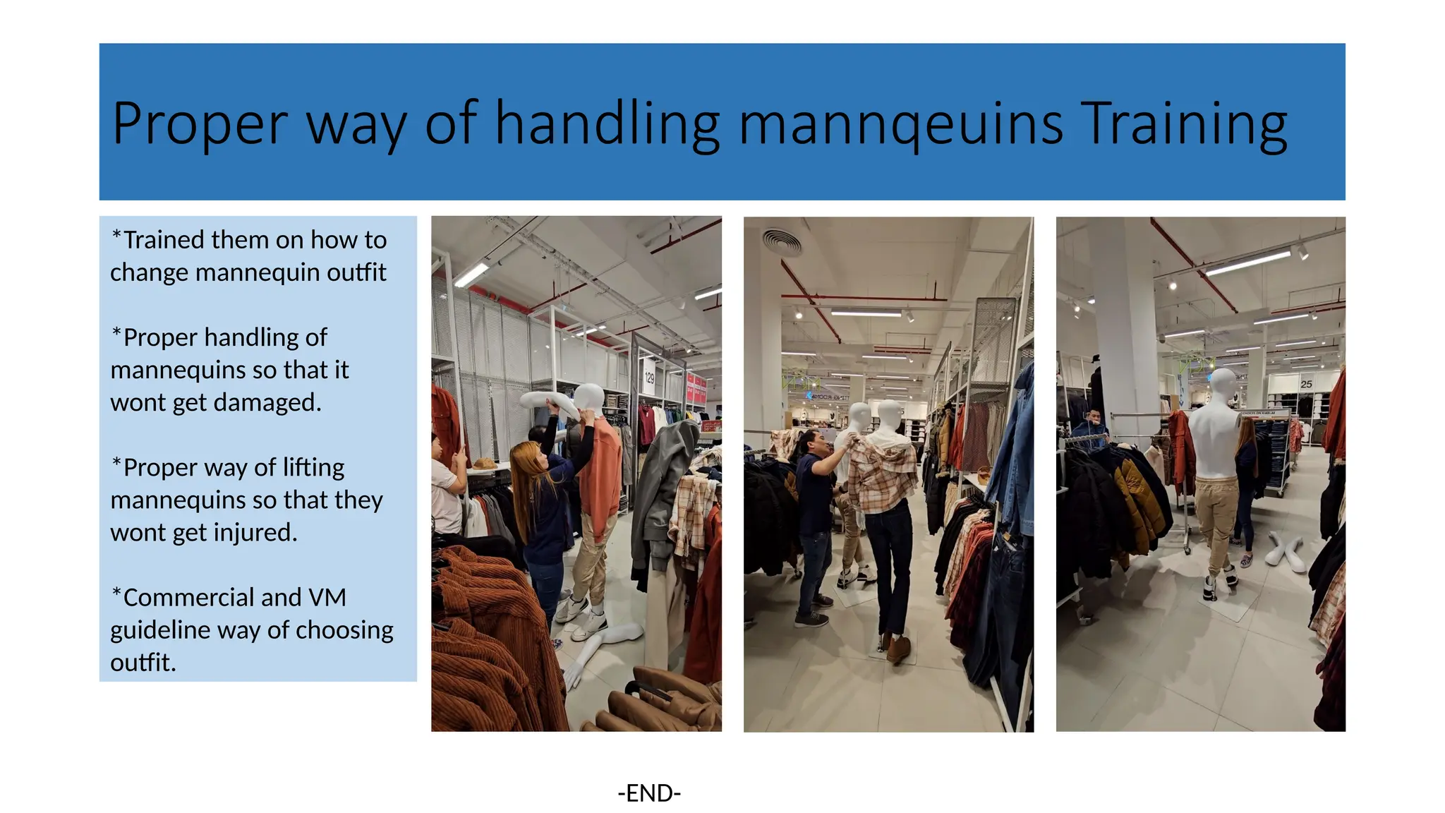 KIABI VM Training: How to properly handle mannequins | PPT
