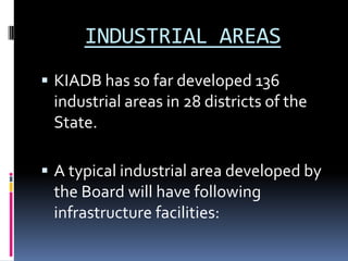 KIADB (Karnataka Industrial Area Development Board) | PPTX