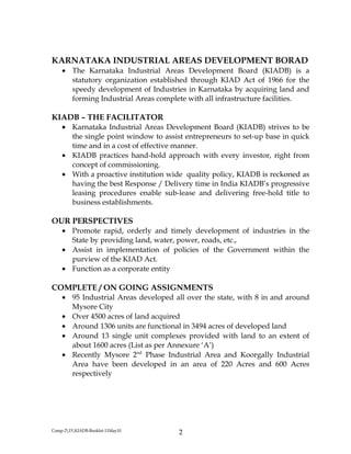 Kiadb booklet 22 feb11-mysore dist. (1) | DOC
